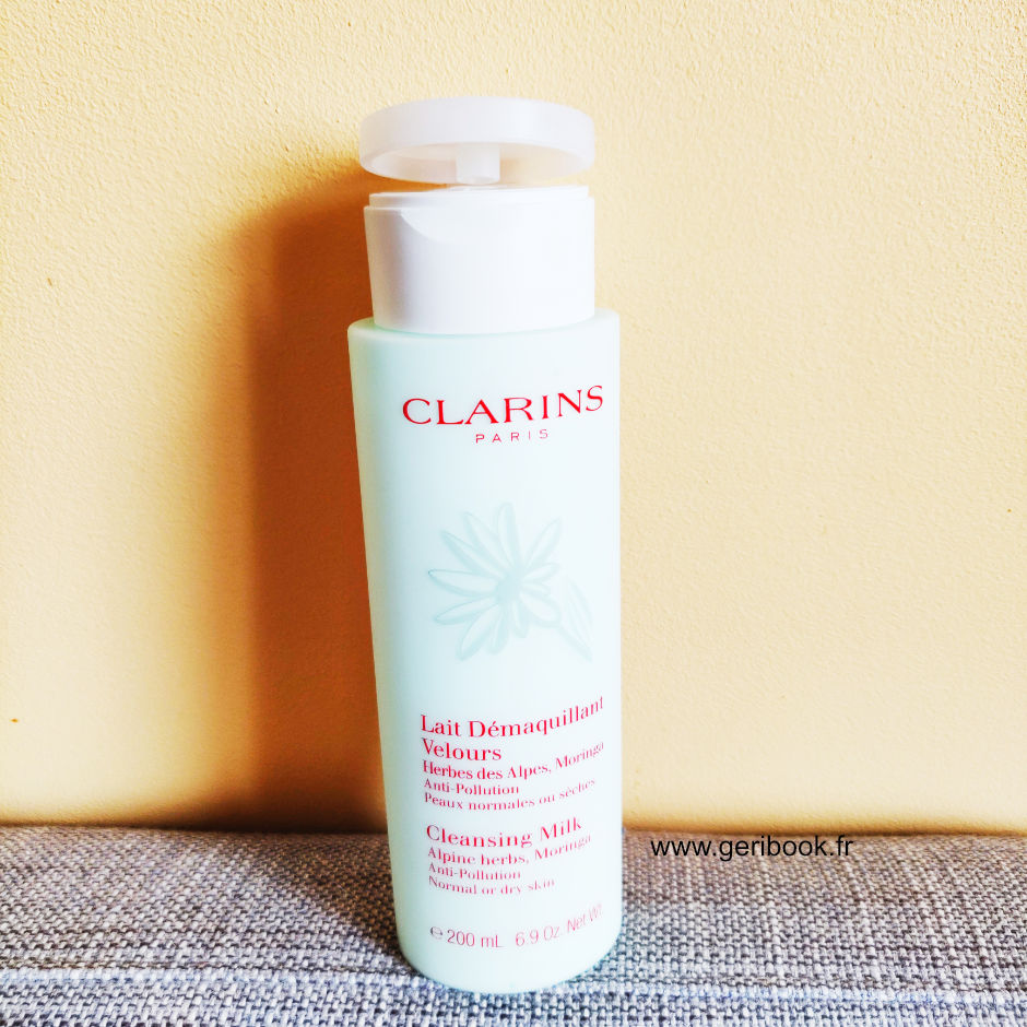 Clarins > Lait démaquillant Velours - mon avis beauté