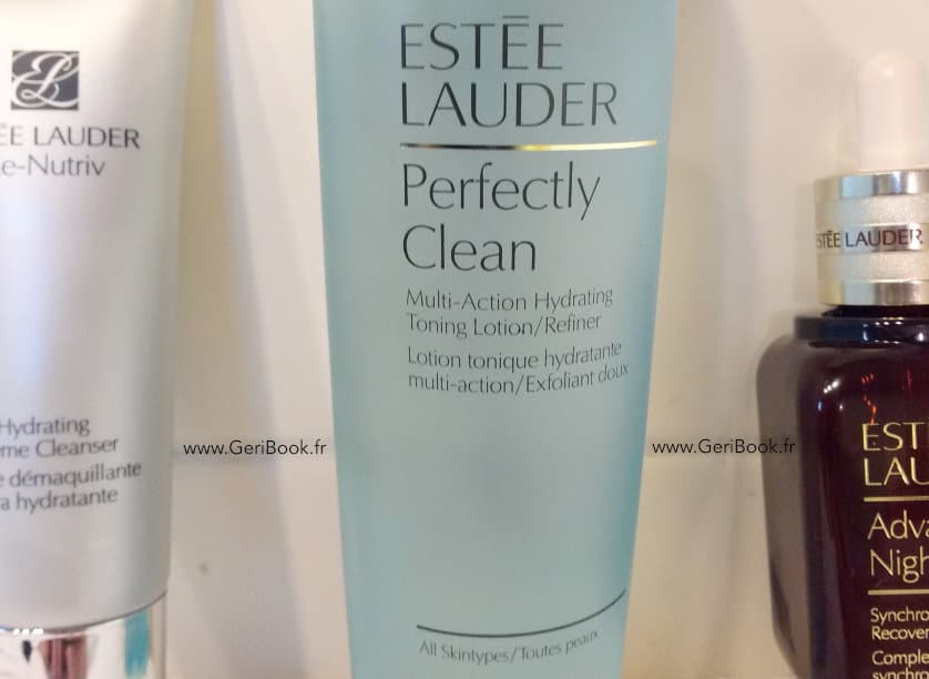 my ESTEE LAUDER multi-action soft exfoliating lotion perfectly clean